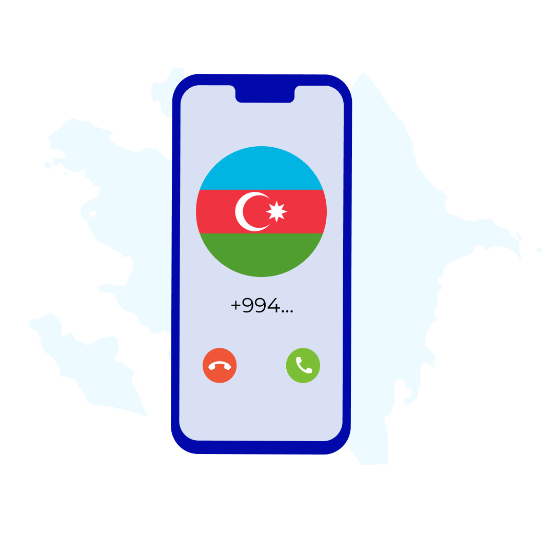 Koop Azerbeidzjan virtueel nummer +994 - DID virtuele nummers