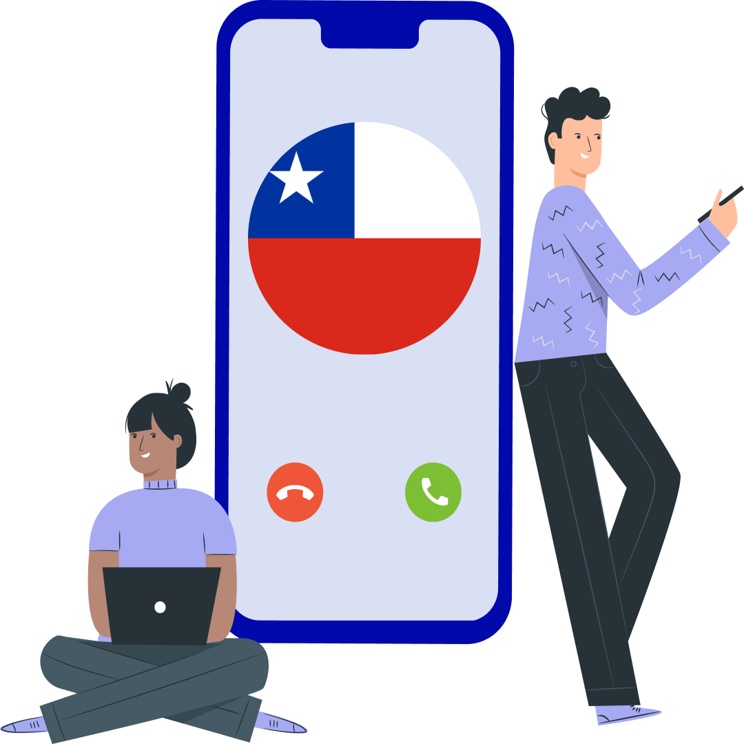 Koop een virtueel nummer Chili +56 - DID virtuele nummers