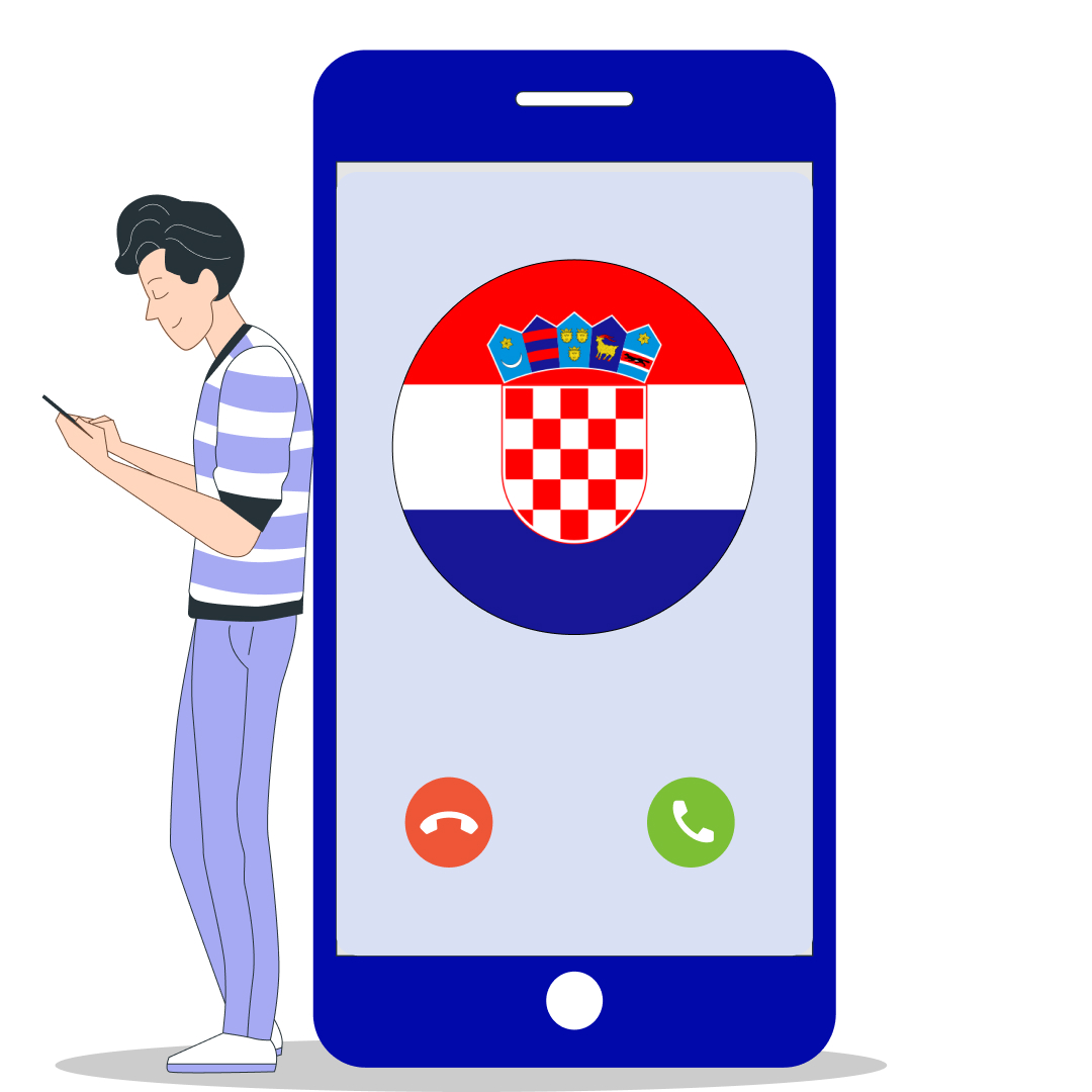 Buy Croatia virtual number with code +385 from DIDVN