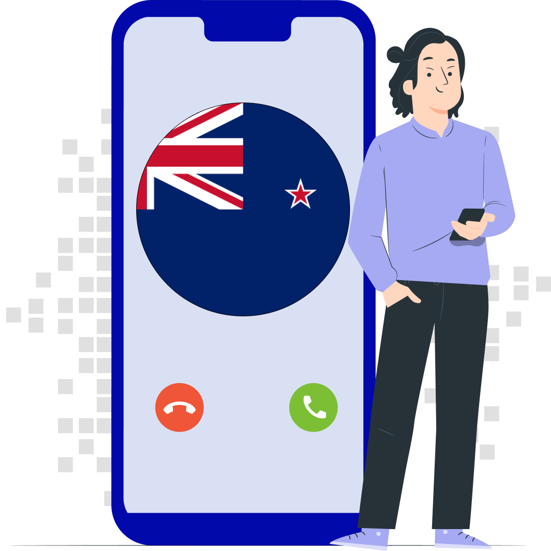 Buy New Zealand virtual number with code +64 from DIDVN